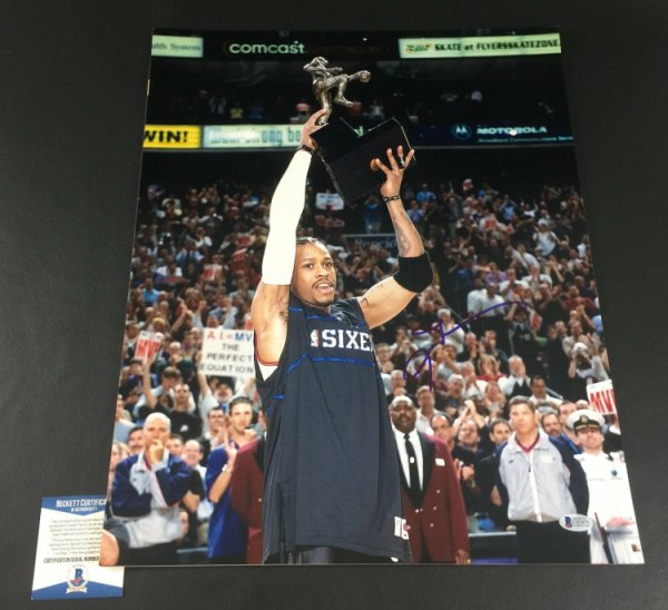 Allen Iverson Autographed Memorabilia | Signed Photo, Jersey ...