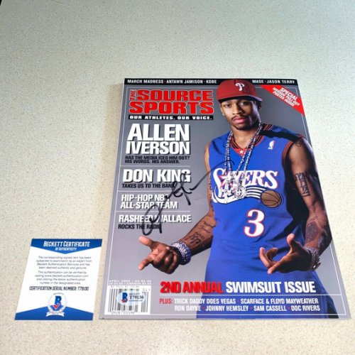 Allen Iverson Autographed Memorabilia | Signed Photo, Jersey ...