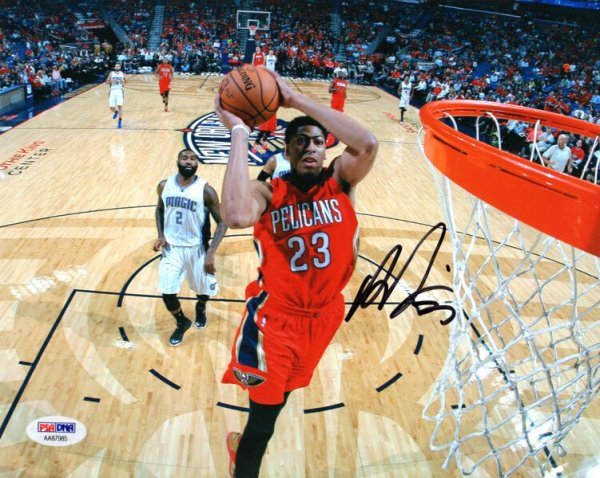 Anthony Davis Autographed Memorabilia | Signed Photo, Jersey ...