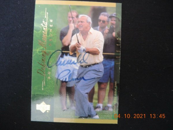 Arnold Palmer Golf Memorabilia & Signed Golf Collectibles