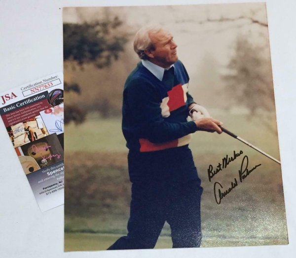 Arnold Palmer Golf Memorabilia & Signed Golf Collectibles