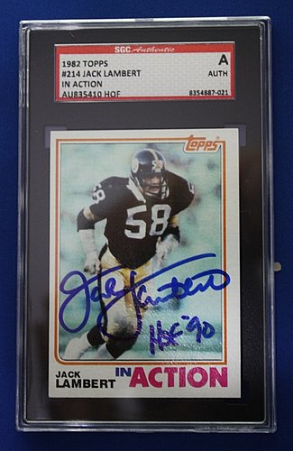 Jack Lambert Autographed Memorabilia | Signed Photo, Jersey ...