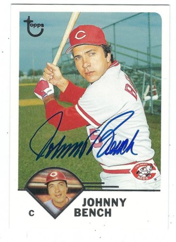 Johnny Bench Autographed Memorabilia | Signed Photo, Jersey ...