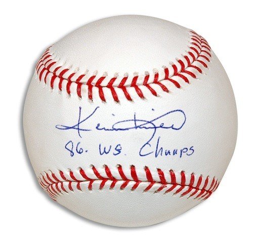 Autographed Signed Kevin Mitchell Baseball Inscribed 86 WS Champs - COA ...