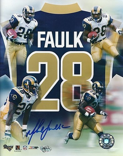 Marshall Faulk Autographed Memorabilia | Signed Photo, Jersey ...