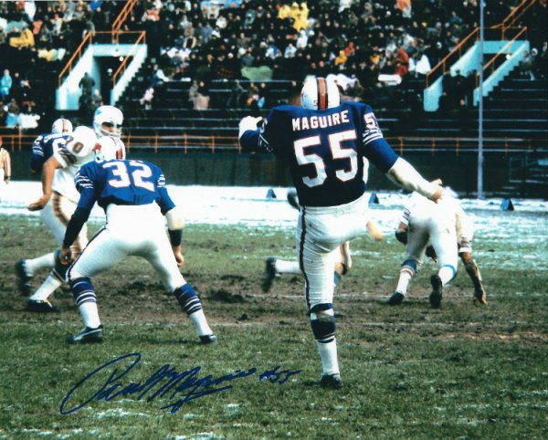 Autographed Signed Paul Maguire 8X10 Buffalo Bills Photo