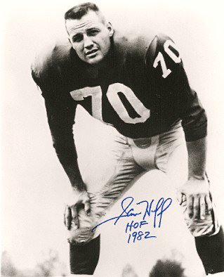 Sam Huff Autographed Memorabilia | Signed Photo, Jersey, Collectibles ...