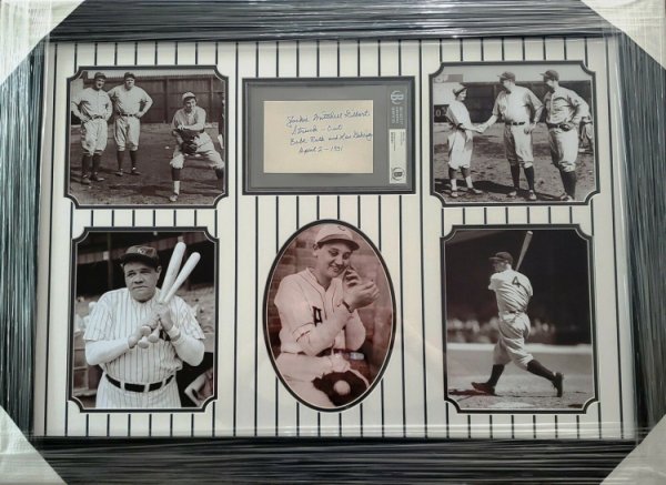 Babe Ruth Autographed Memorabilia | Signed Photo, Jersey, Collectibles ...