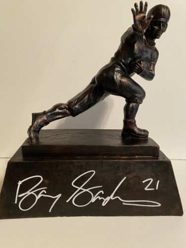 Barry Sanders Autographed Memorabilia | Signed Photo, Jersey ...