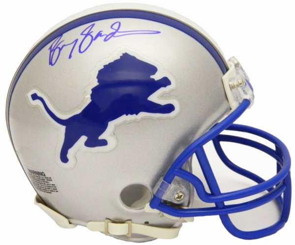 Autographed Detroit Lions Mini Helmets | Signed Mini Helmets