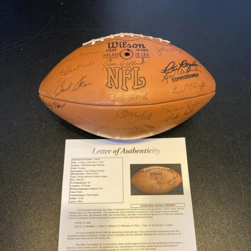 Bart Starr | Autographed Football Memorabilia & NFL Merchandise