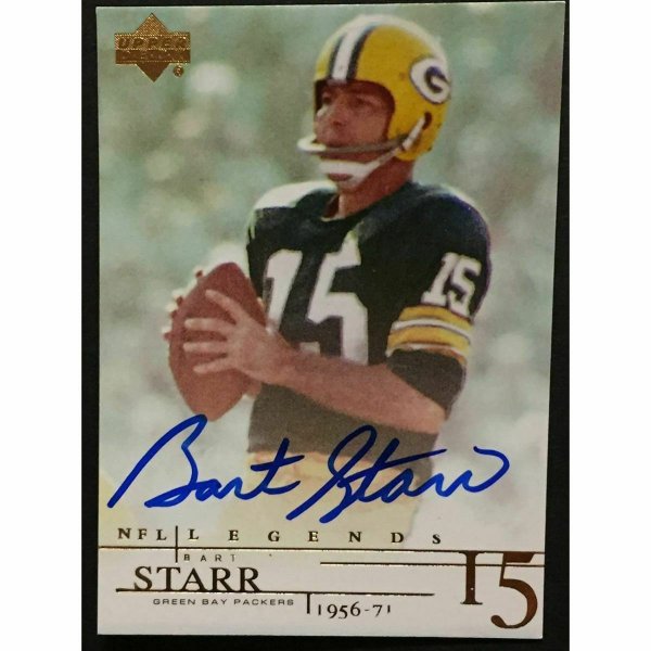 Bart Starr | Autographed Football Memorabilia & NFL Merchandise