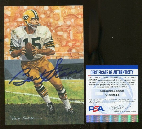 Bart Starr | Autographed Football Memorabilia & NFL Merchandise