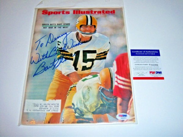 Bart Starr | Autographed Football Memorabilia & NFL Merchandise