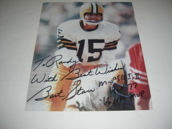 Bart Starr | Autographed Football Memorabilia & NFL Merchandise