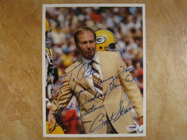 Bart Starr | Autographed Football Memorabilia & NFL Merchandise
