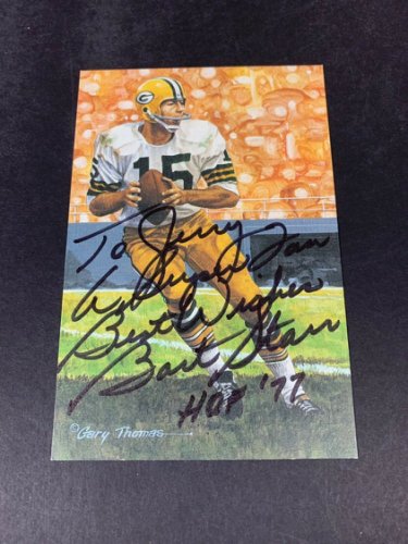 Bart Starr | Autographed Football Memorabilia & NFL Merchandise
