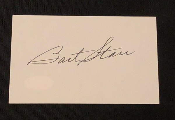 Bart Starr | Autographed Football Memorabilia & NFL Merchandise