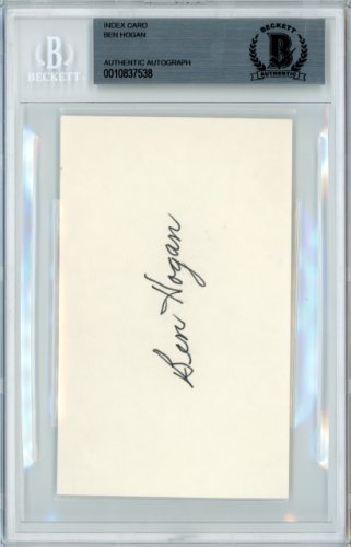 Ben Hogan Autographed Memorabilia | Signed Photo, Jersey, Collectibles ...