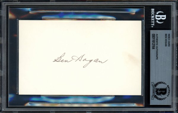 Ben Hogan Autographed Memorabilia | Signed Photo, Jersey, Collectibles ...