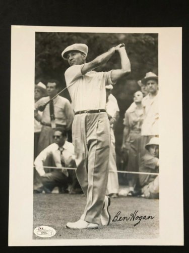 Ben Hogan Autographed Memorabilia | Signed Photo, Jersey, Collectibles ...