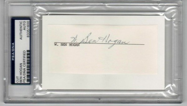 Ben Hogan Autographed Memorabilia | Signed Photo, Jersey, Collectibles ...