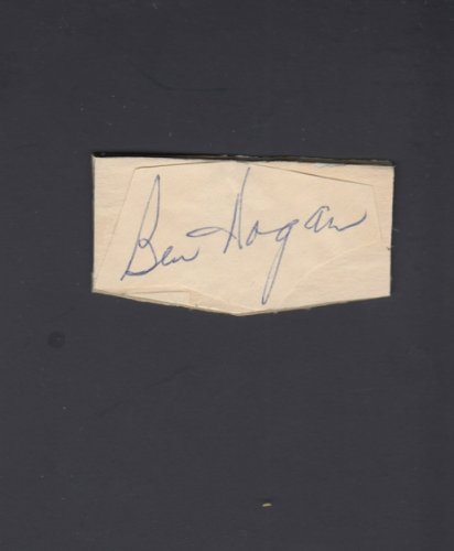 Ben Hogan Autographed Memorabilia | Signed Photo, Jersey, Collectibles ...