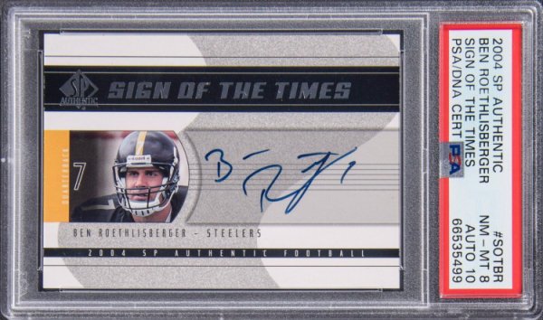 Ben Roethlisberger | Autographed Football Memorabilia & NFL Merchandise