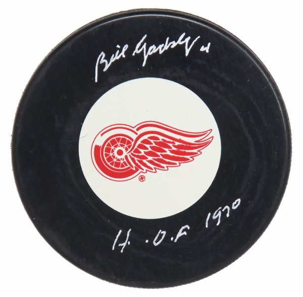 Detroit Red Wings Autographed Pucks | Signed Red WingsPucks