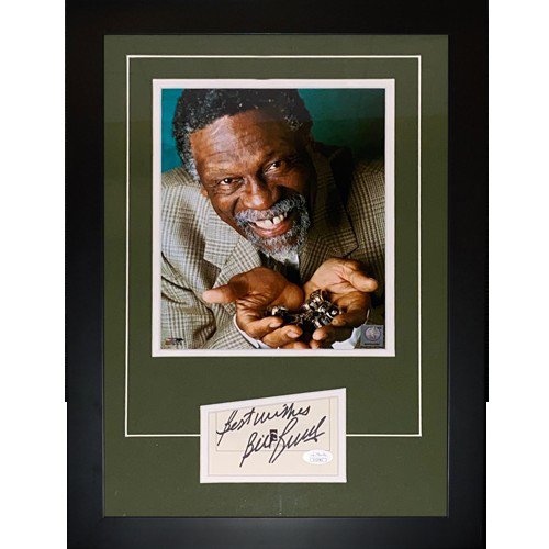 Bill Russell Autographed Signed Boston Celtics Signature Series Frame - JSA