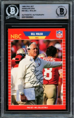 Bill Walsh Autographed Memorabilia | Signed Photo, Jersey, Collectibles ...