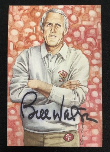 Bill Walsh Autographed Memorabilia | Signed Photo, Jersey, Collectibles ...