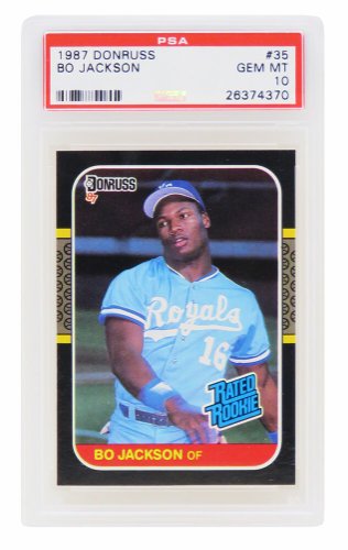 Bo Jackson (Kansas City Royals) 1987 Donruss Baseball #35 RC Rated ...