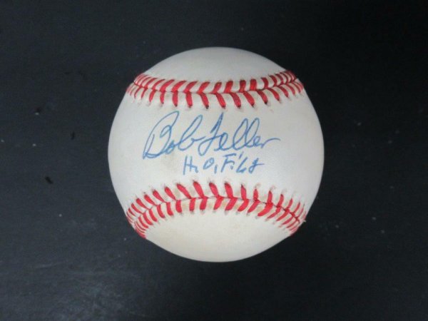 Bob Feller Autographed Memorabilia | Signed Photo, Jersey, Collectibles ...