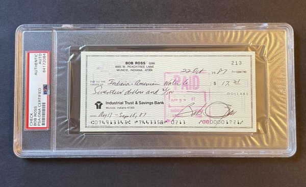 Bob Ross Autographed Memorabilia | Signed Photo, Jersey, Collectibles ...