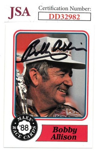 Bobby Allison Autographed Signed NASCAR 1988 Maxx Charlotte Racing ...