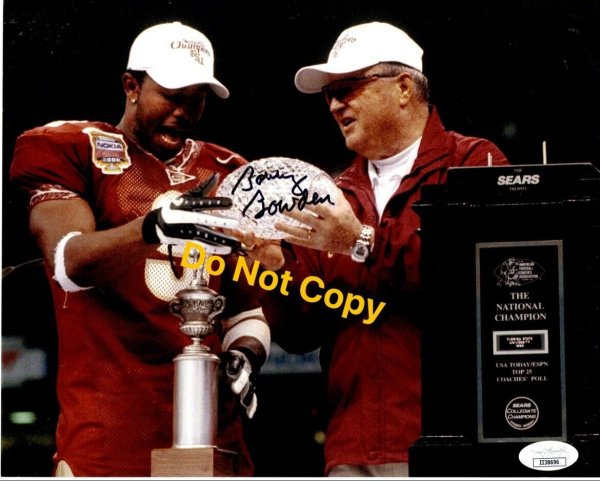 Bobby Bowden | Autographed Football Memorabilia & NCAA Merchandise