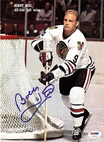 Bobby Hull | Autographed Hockey Memorabilia & NHL Merchandise