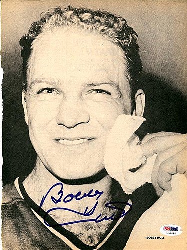 Bobby Hull | Autographed Hockey Memorabilia & NHL Merchandise