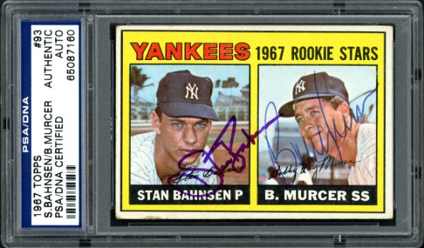 Bobby Murcer Autographed Memorabilia | Signed Photo, Jersey ...