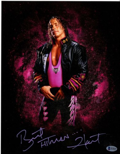 Bret Hart Autographed Memorabilia | Signed Photo, Jersey, Collectibles ...