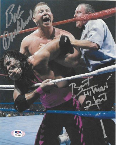 Bret Hart Autographed Memorabilia | Signed Photo, Jersey, Collectibles ...