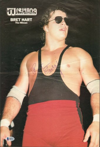 Bret Hart Autographed Memorabilia | Signed Photo, Jersey, Collectibles ...