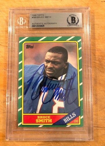 Bruce Smith Autographed Memorabilia | Signed Photo, Jersey ...