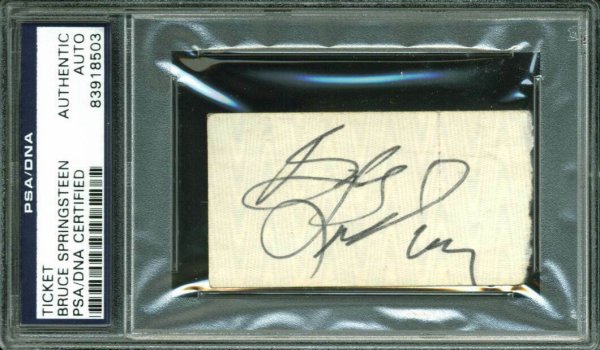 Bruce Springsteen Autographed Memorabilia | Signed Photo, Jersey ...