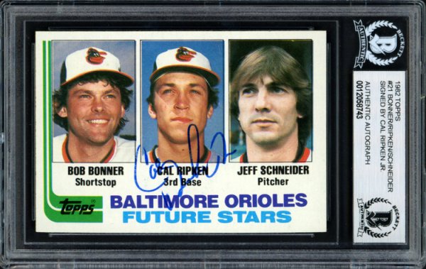 Cal Ripken Jr. Autographed Memorabilia | Signed Photo, Jersey ...