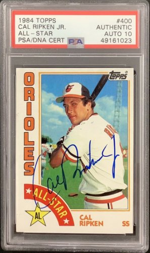 Cal Ripken Jr. Autographed Memorabilia | Signed Photo, Jersey ...