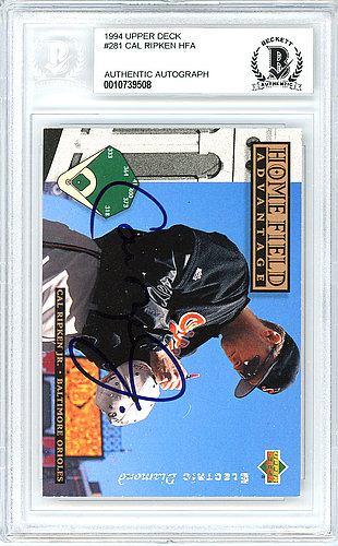 Cal Ripken Jr. Autographed Memorabilia | Signed Photo, Jersey ...