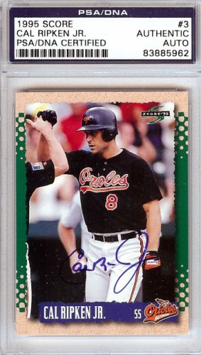 Cal Ripken Jr. Autographed Memorabilia | Signed Photo, Jersey ...
