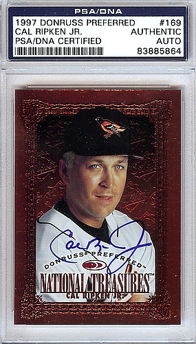 Cal Ripken Jr. Autographed Memorabilia | Signed Photo, Jersey ...